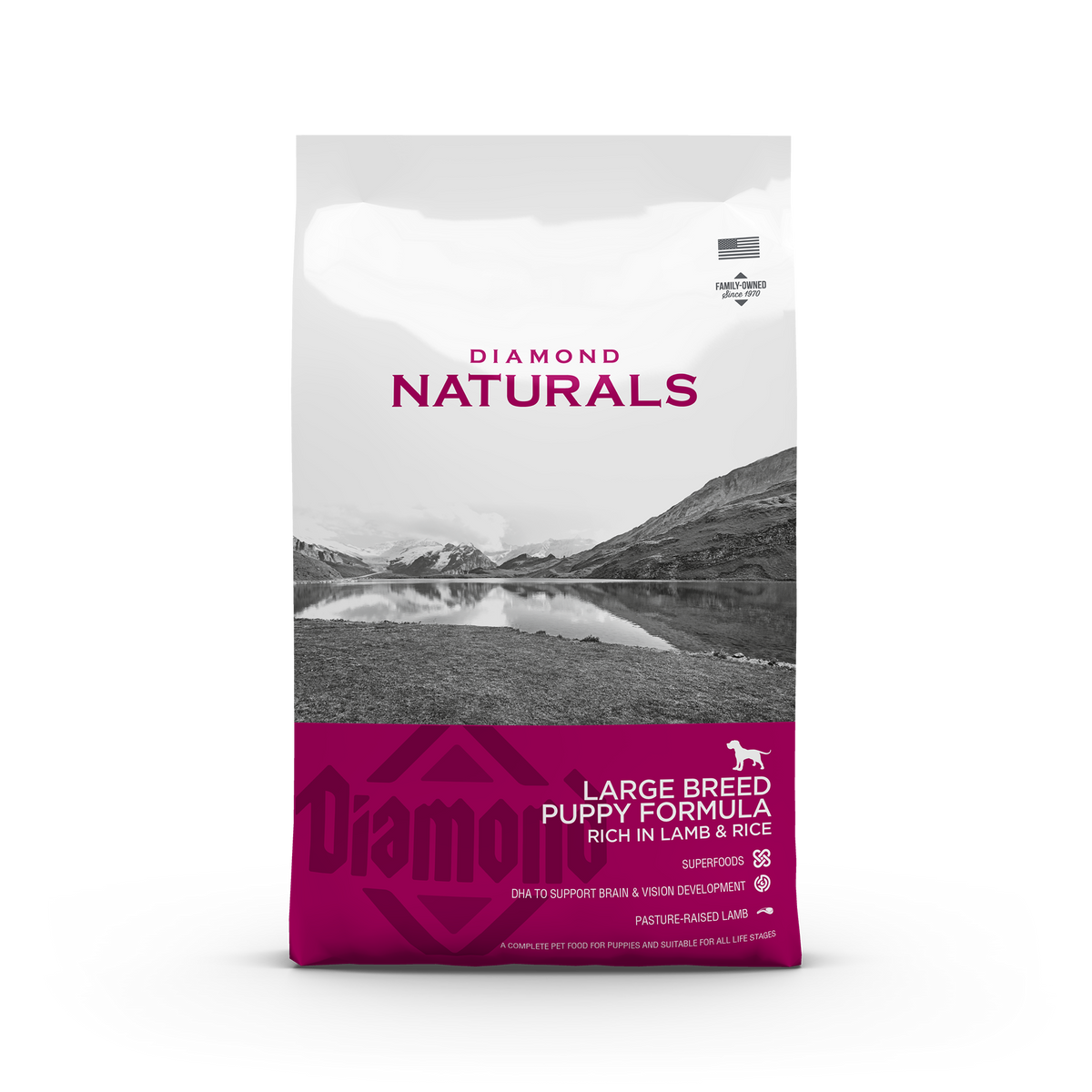Naturals hvalpefoder - til stor race kylling og ris – Min Landbutik