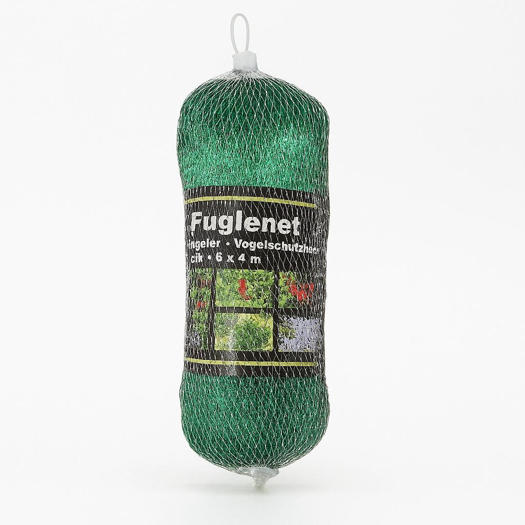 Fuglenet 10X15Mm Grøn Plast - 4X5M – Min Landbutik